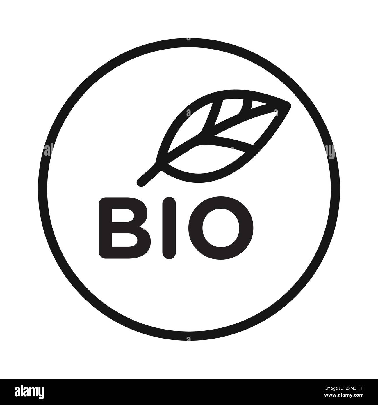 Bio vector icon Black line art vector in black and white outline set ...