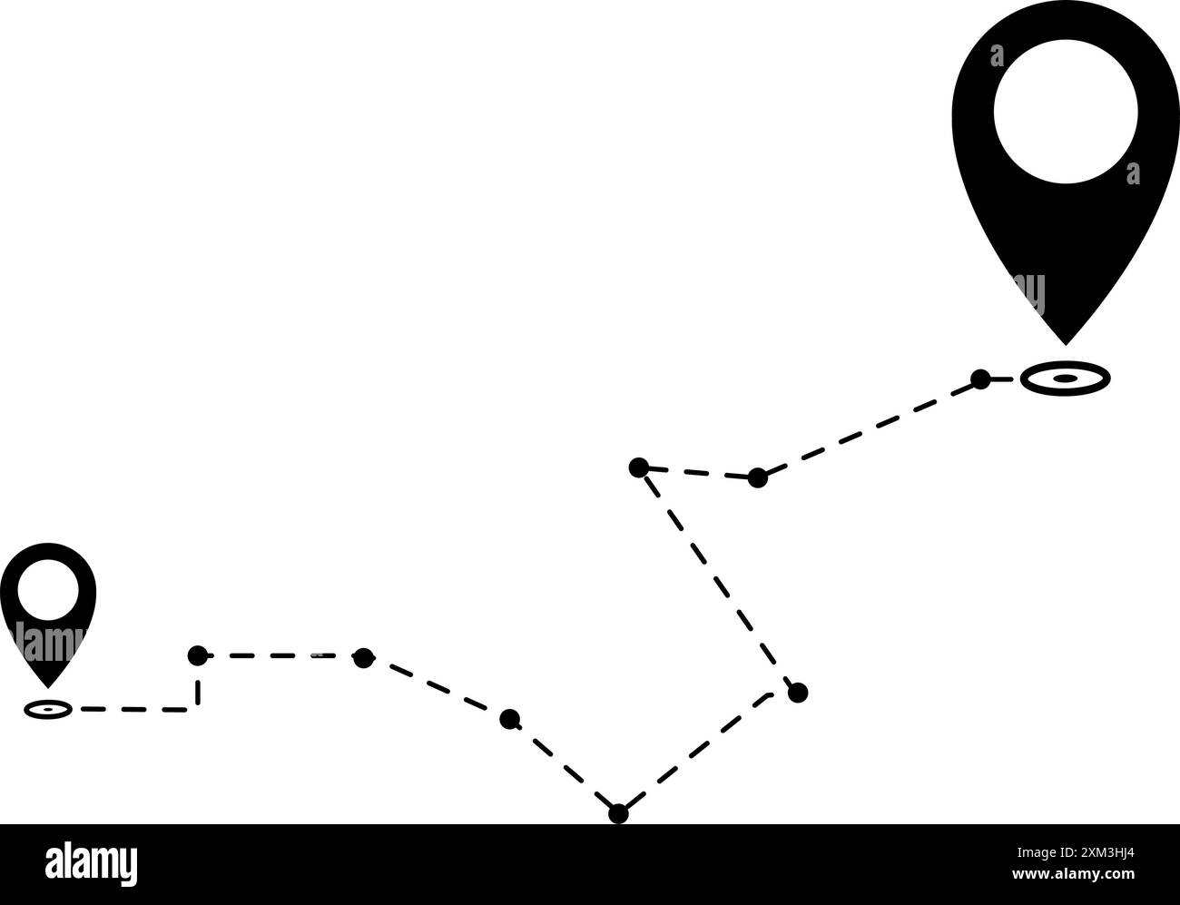 Route tracking icon symbol. vector illustration Stock Vector Image ...
