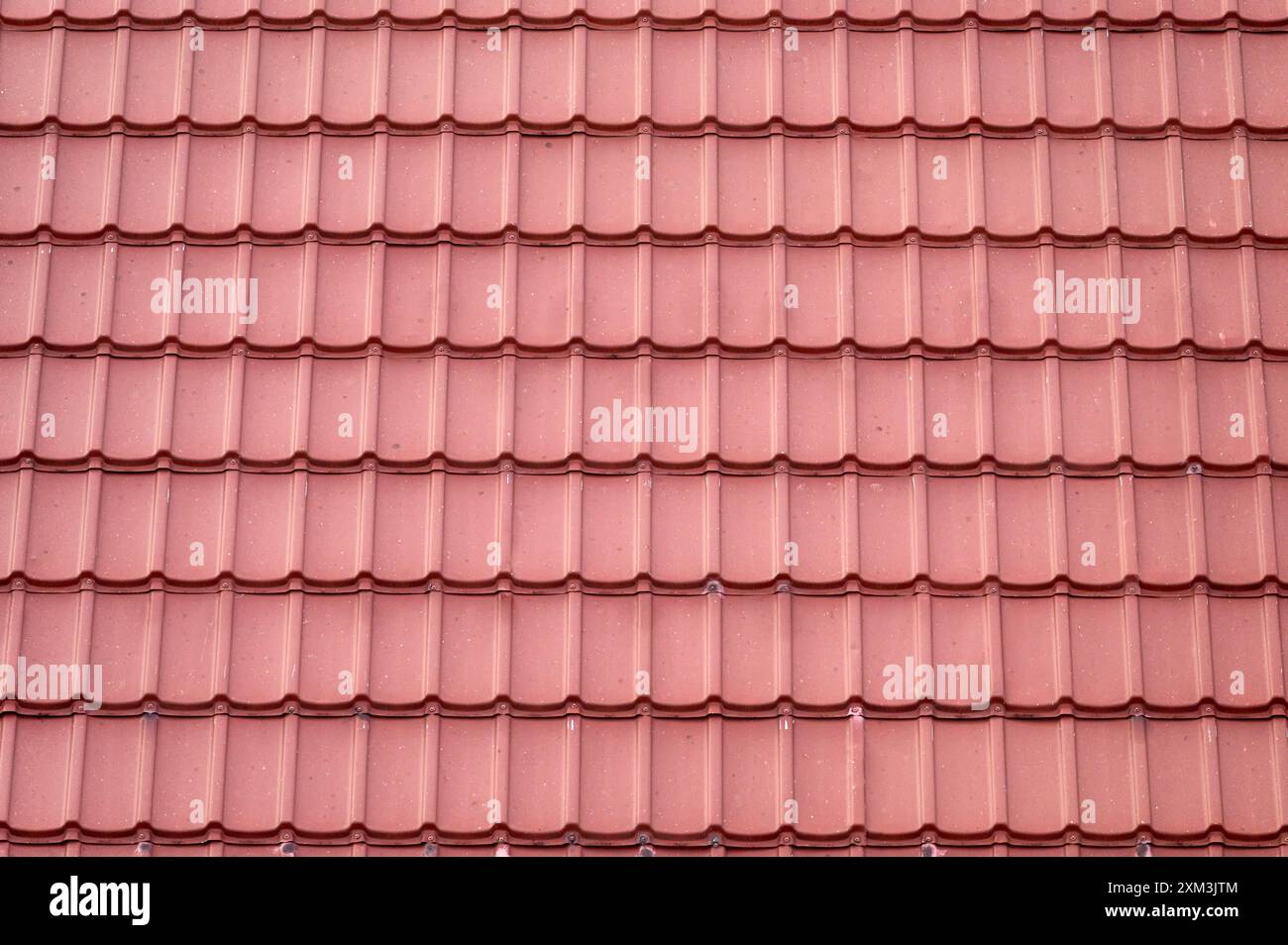 Terracotta roof tile seamless pattern covering on house Stock Photo - Alamy