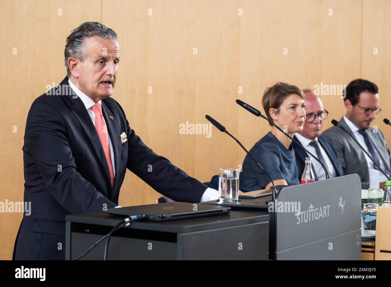 Gemeinderat Stuttgart Rathaus 20240724 Ratssaal Großer Sitzungssaal ...