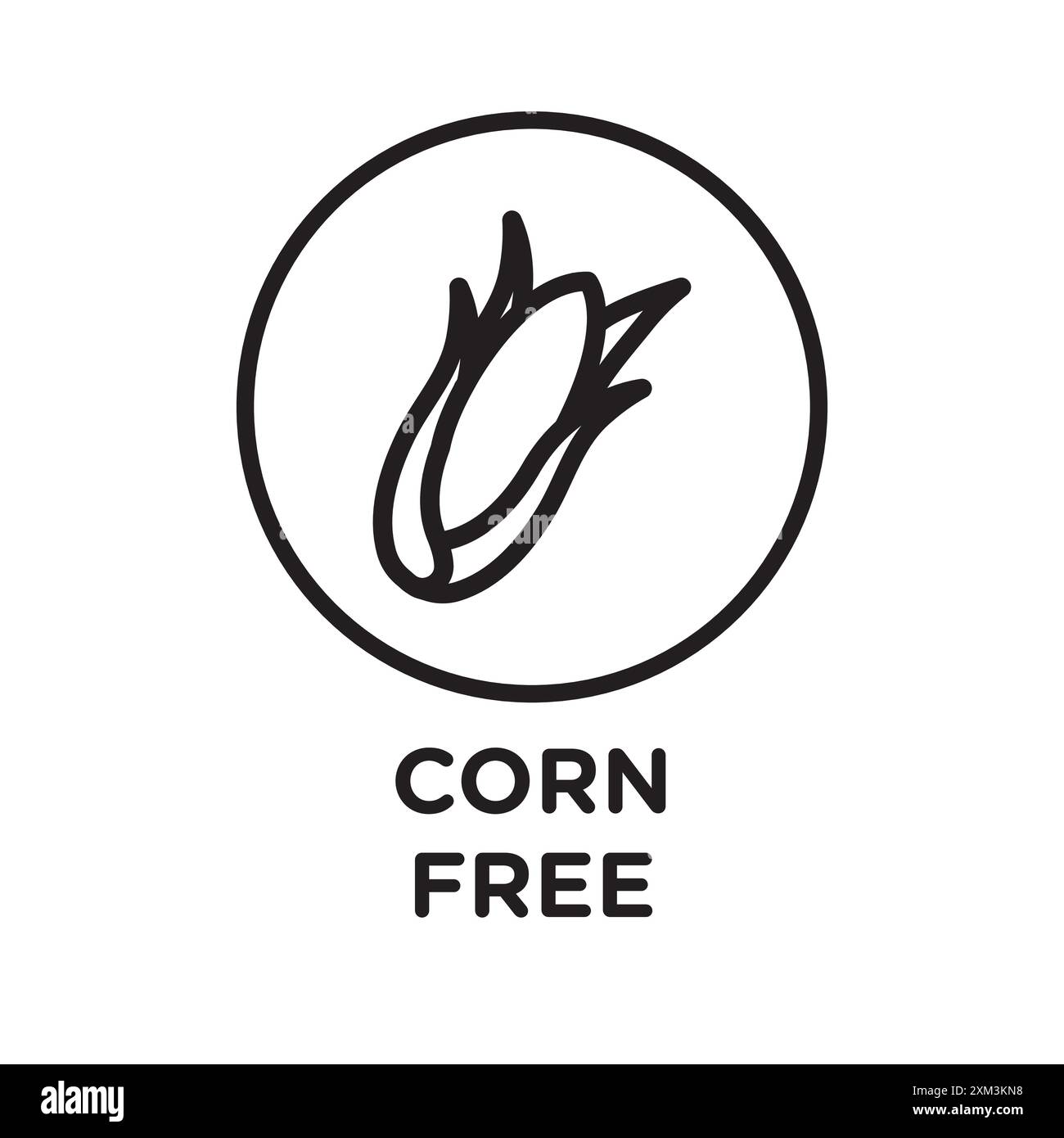 Corn Icon Vector Free
