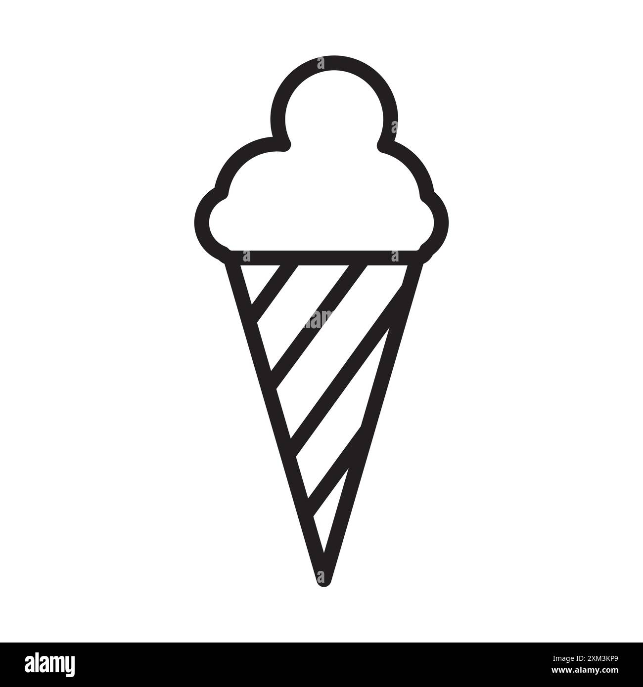Ice cream clipart outline hi-res stock photography and images - Alamy