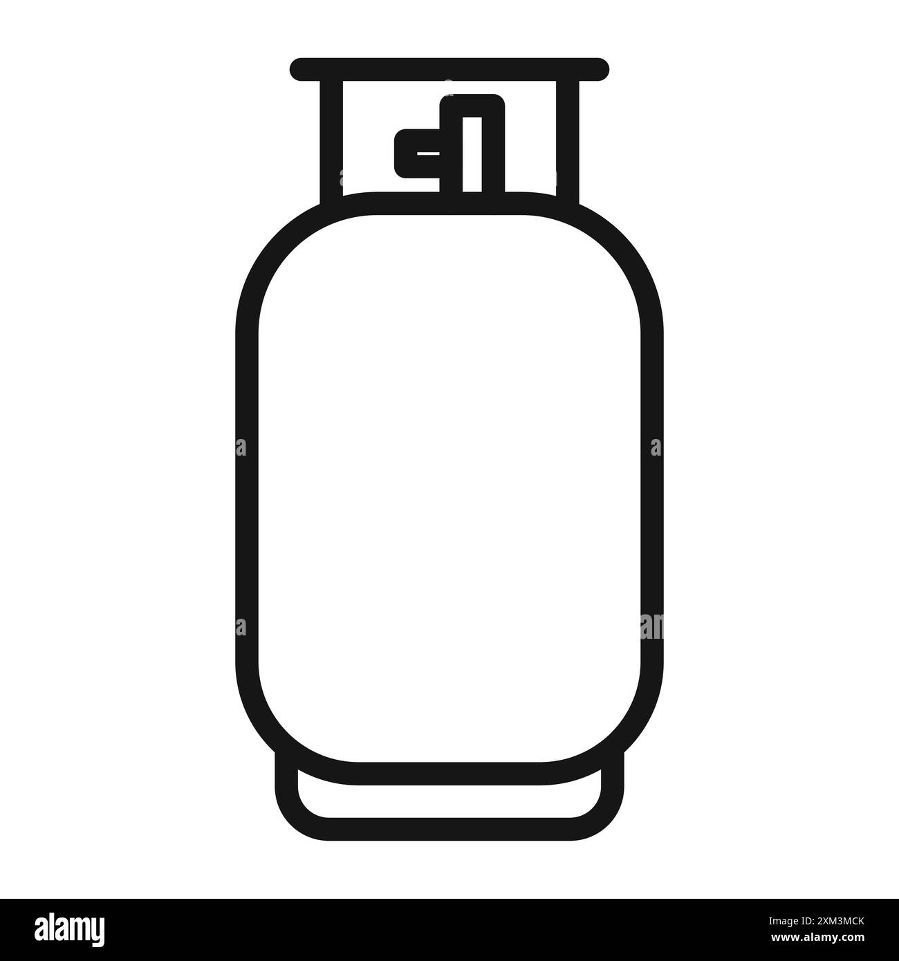 Gas tank icon Black line art vector in black and white outline set collection sign Stock Vector ...