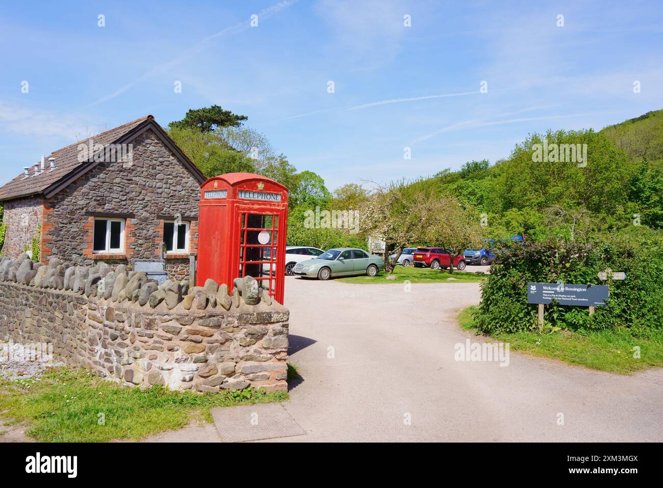 Bossington car park hi-res stock photography and images - Alamy
