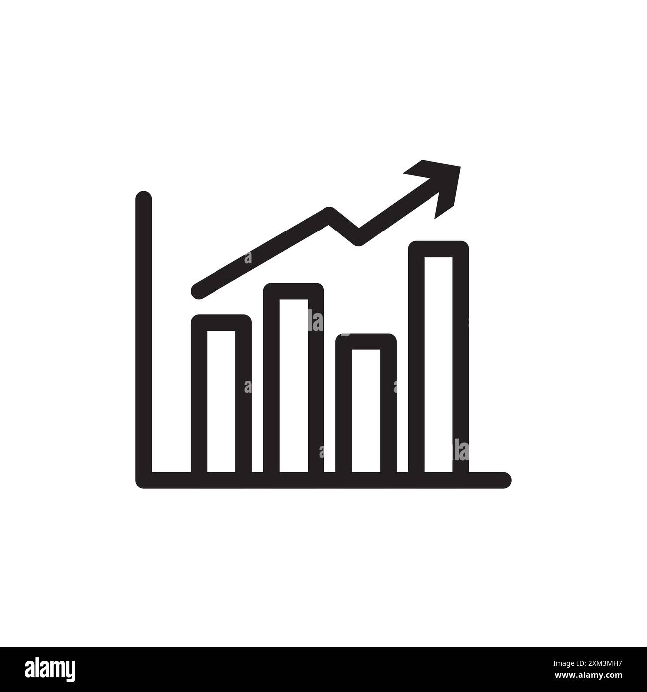 Bar chart 2 vector vectors hi-res stock photography and images - Alamy