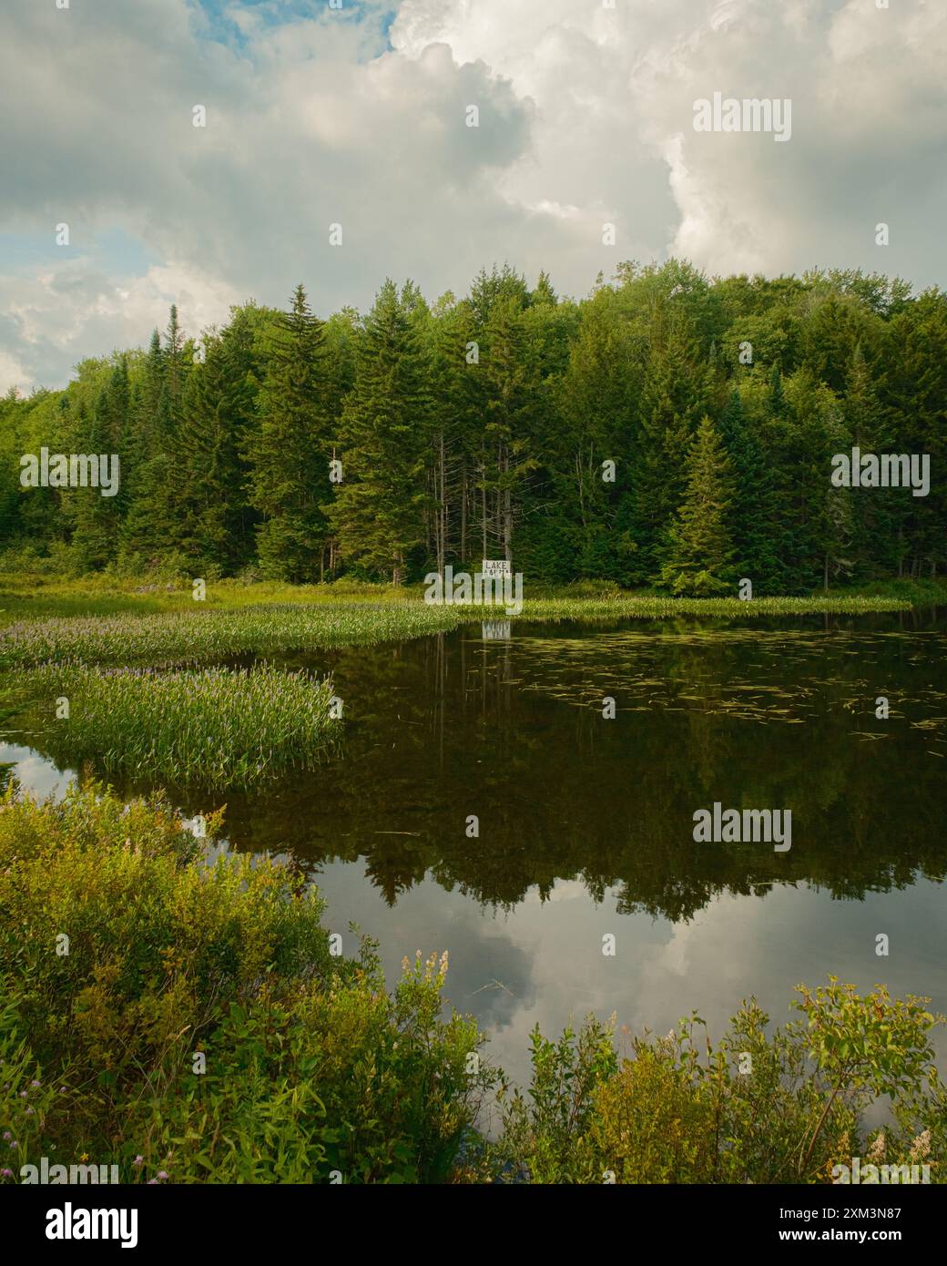 Lake Alma in the Adirondack Mountains, New York Stock Photo - Alamy