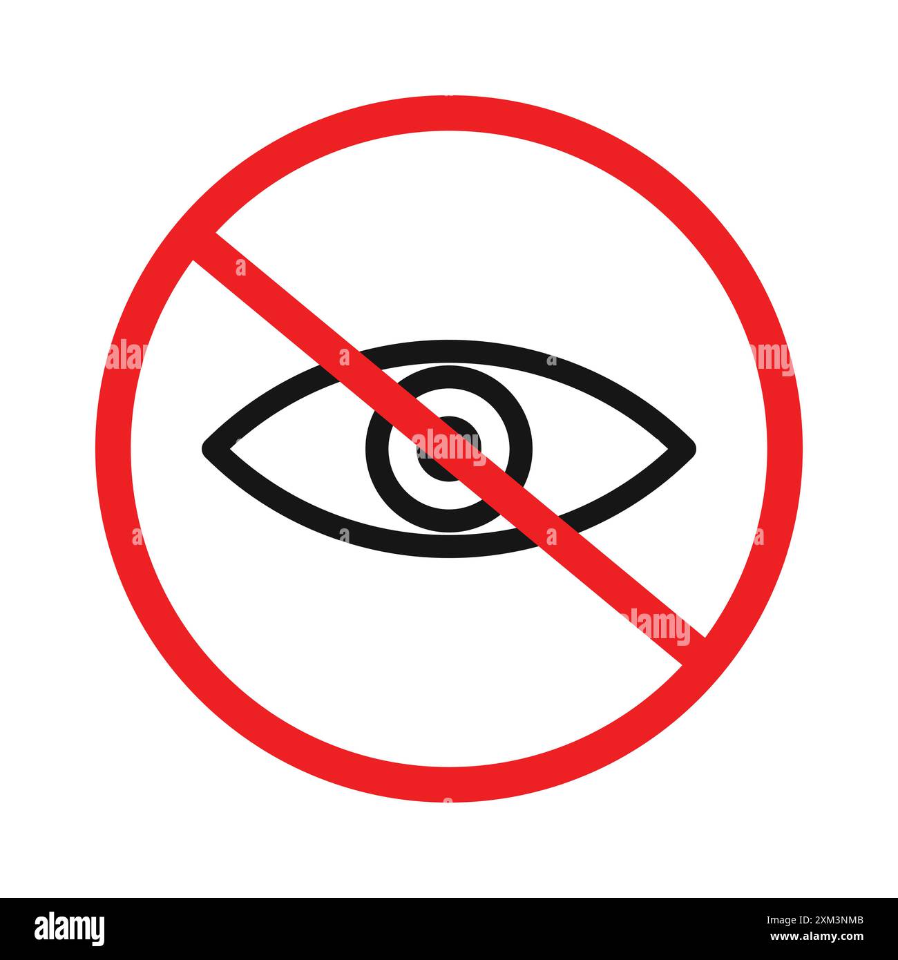 No view icon Black line art vector in black and white outline set ...