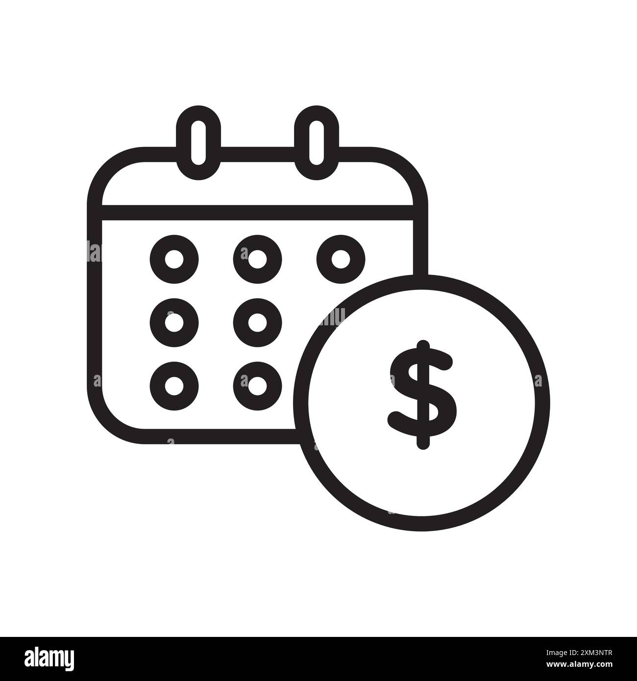 salary payday icon Black line art vector in black and white outline set ...