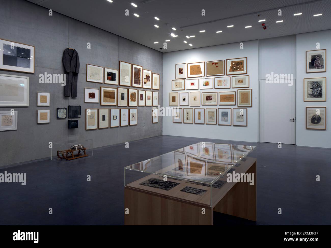 Main exhibition area, artworks by Joseph Beuys. Stiftung Froehlich ...