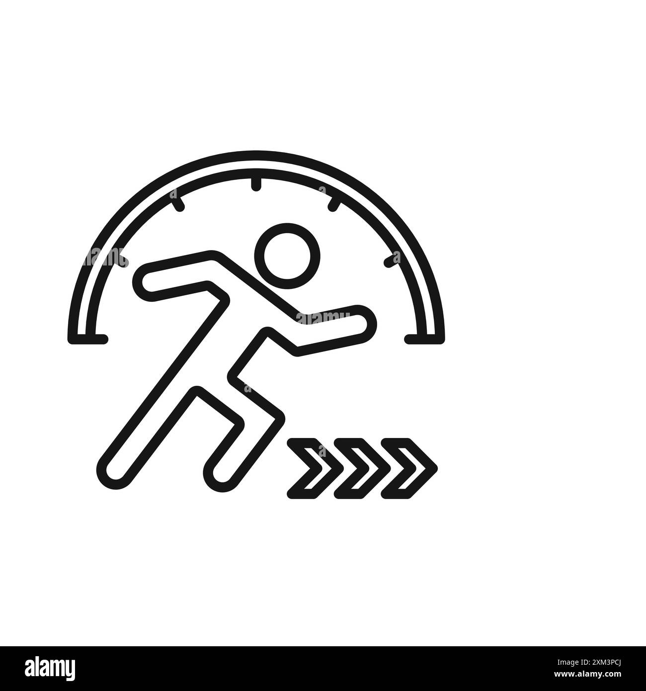 Free time runner Stock Vector Images - Alamy