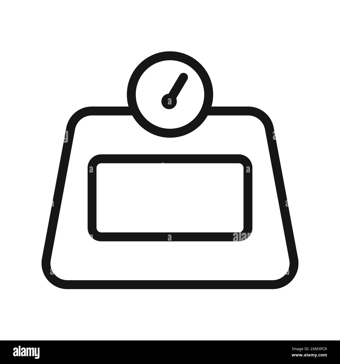 Weigh scales icon outline hi-res stock photography and images - Alamy