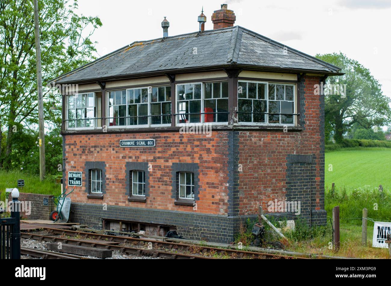 Cranmore Signal Box Stock Photo - Alamy
