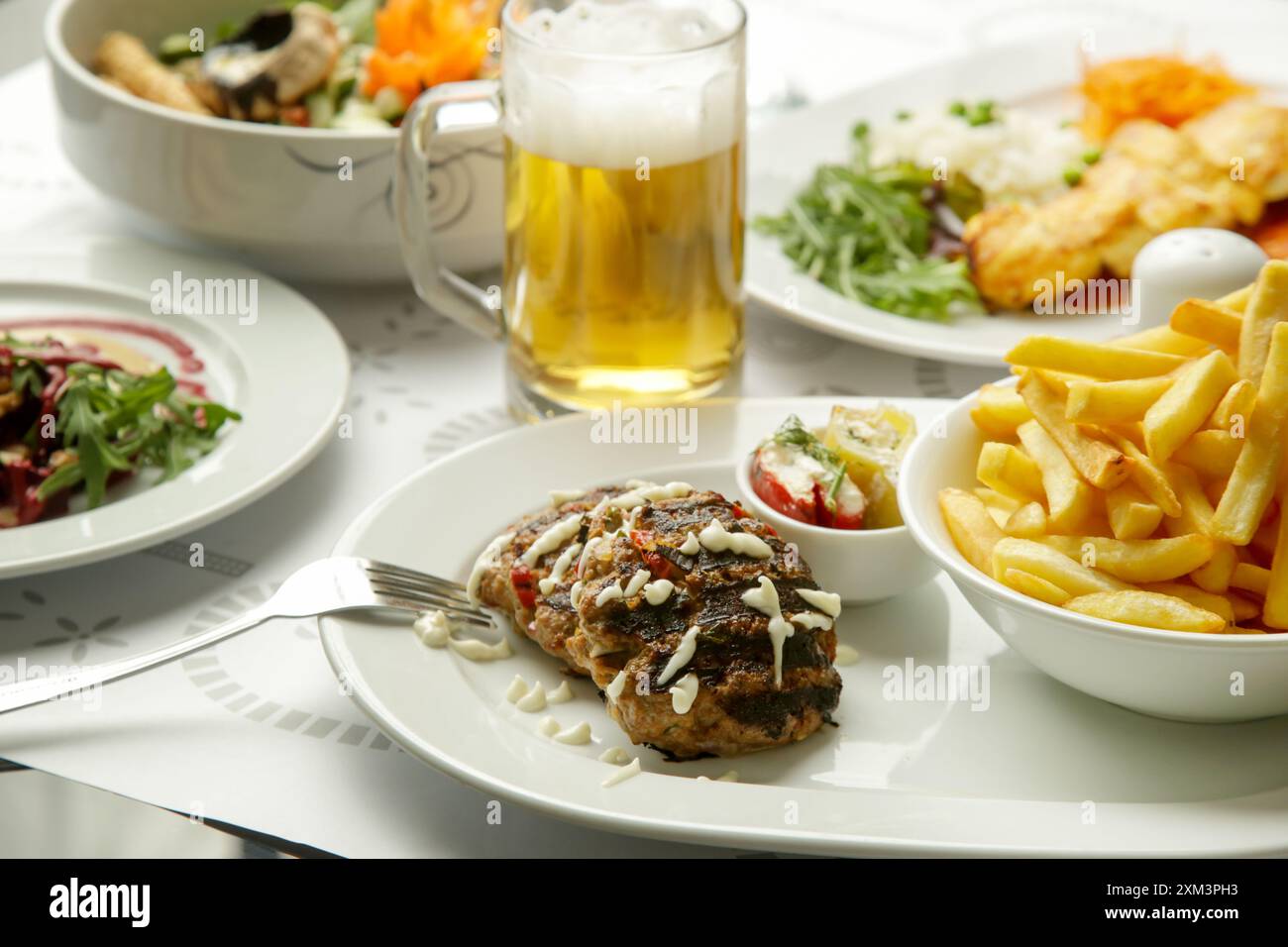 Restaurant menu various dishes hi-res stock photography and images - Alamy