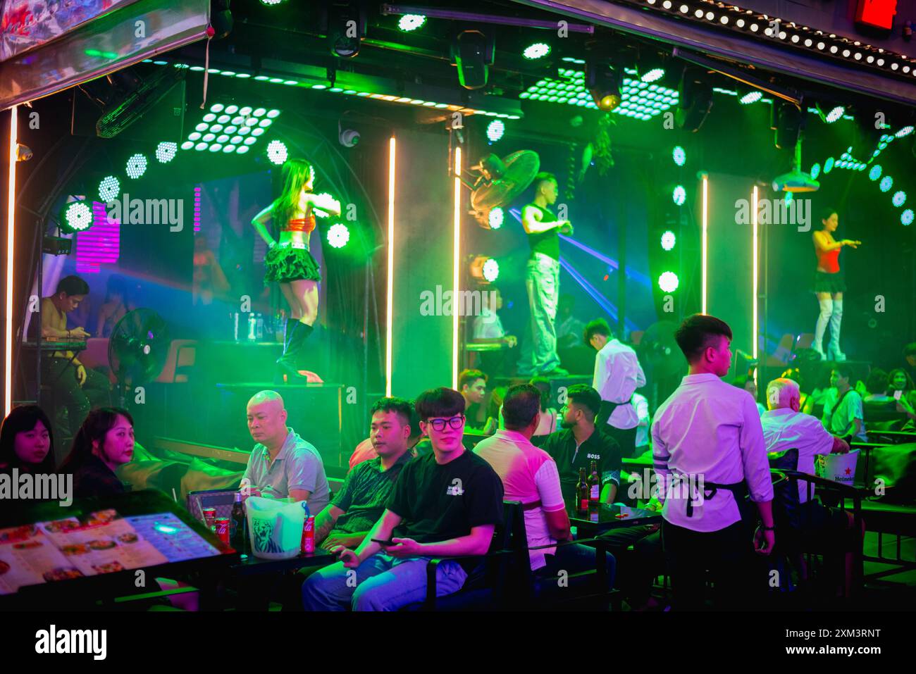 Ho Chi Minh City, Vietnam - May 26, 2024: a nightclub on Bui Vien ...