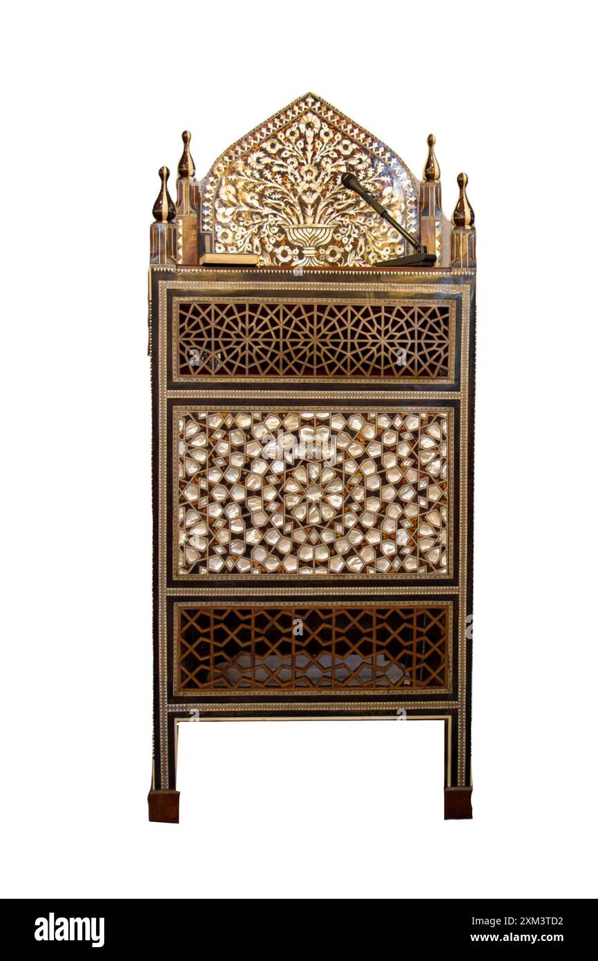 Minbar door Cut Out Stock Images & Pictures - Alamy