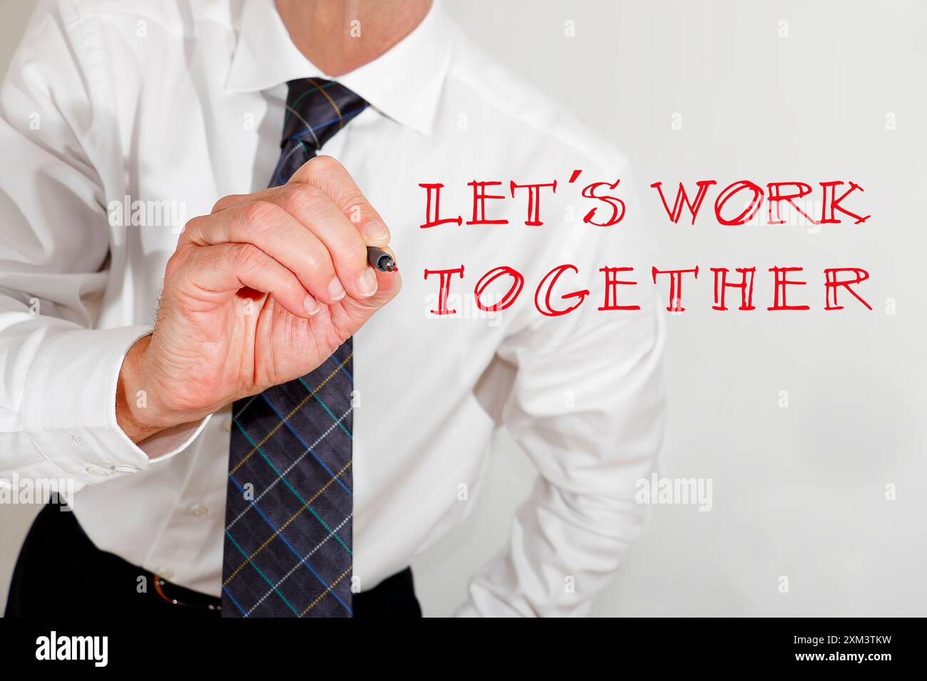 Let's work together hi-res stock photography and images - Alamy