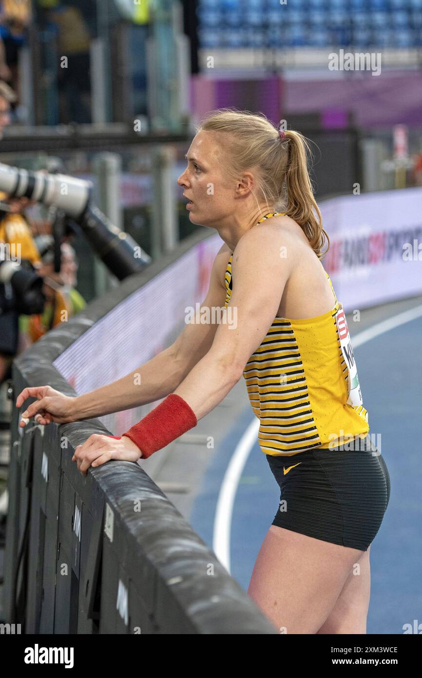Anjuli Knasche (Germany), pole vault women final at the European ...
