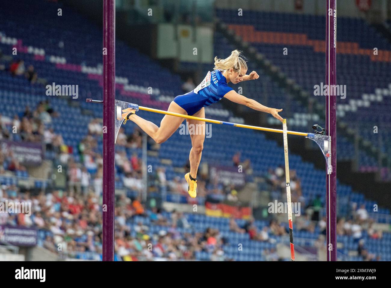 Elina Lampela (Finland), during the pole vault women final at the ...