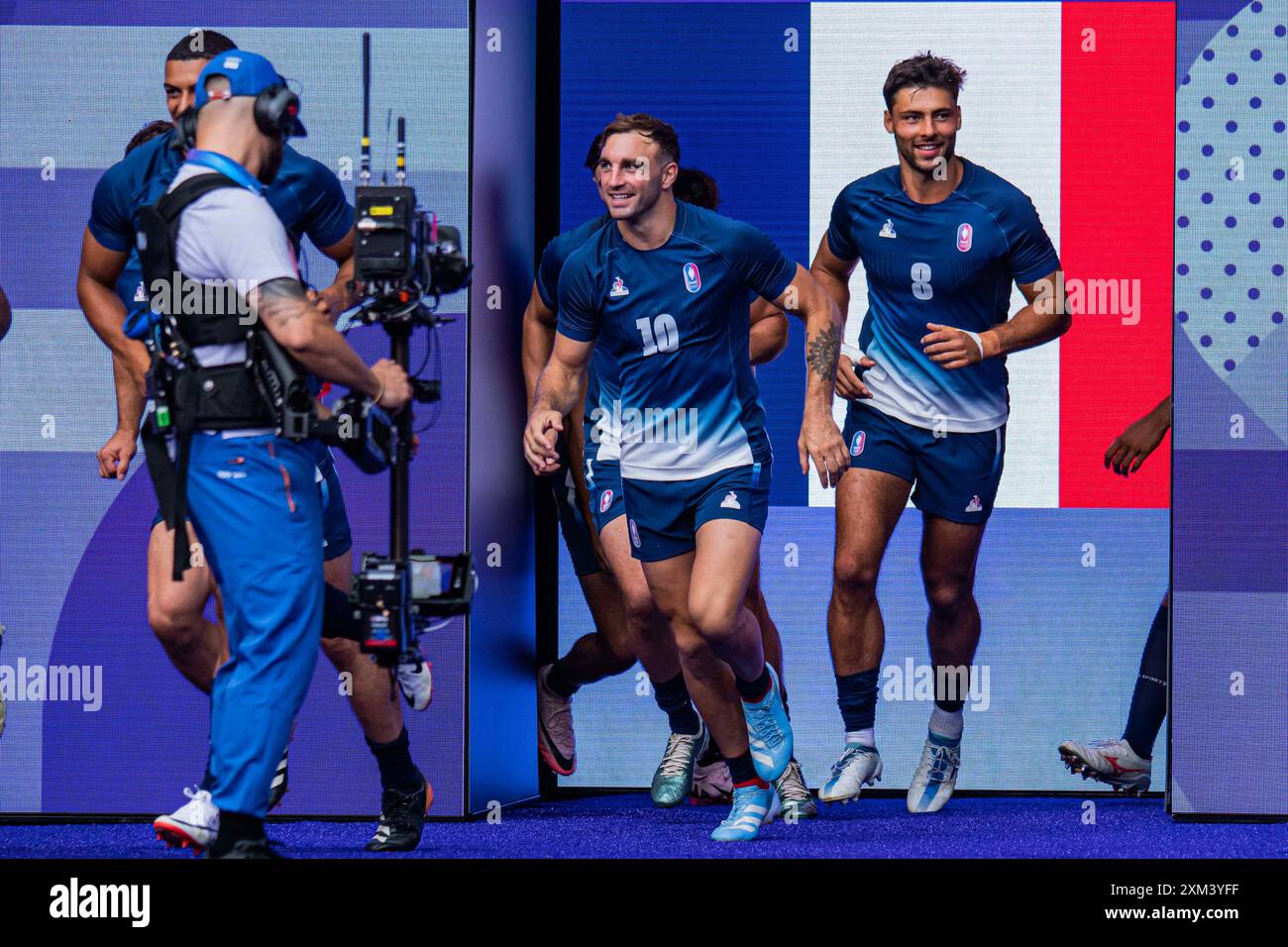 Jean Pascal Barraque (France) and Antoine Zeghdar (France), Rugby ...