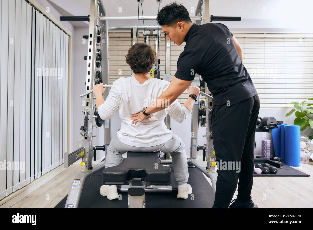 Gym trainer polo hi-res stock photography and images - Alamy
