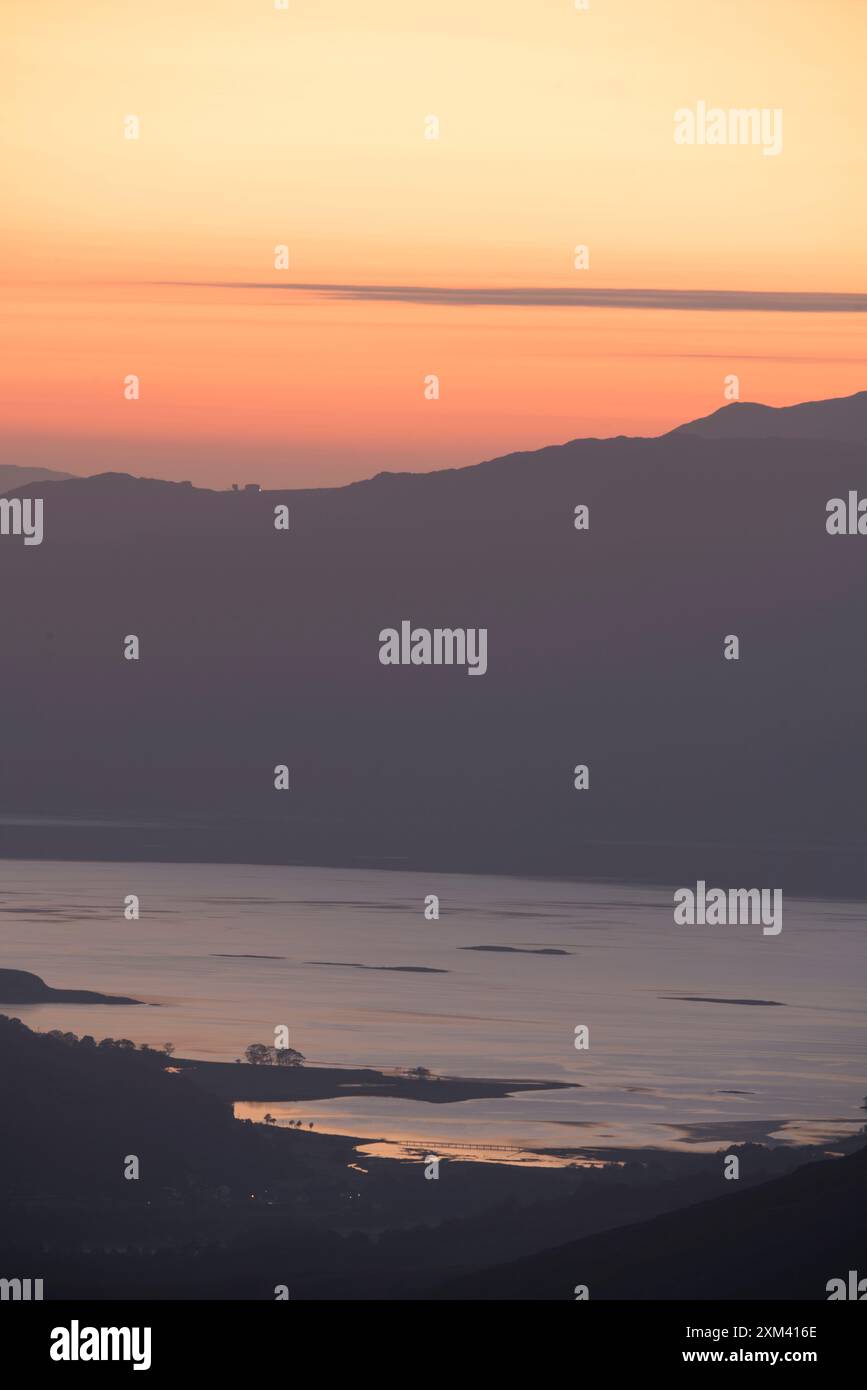 Atmospheric sunset and sunrise mountain images in North Argyll ...