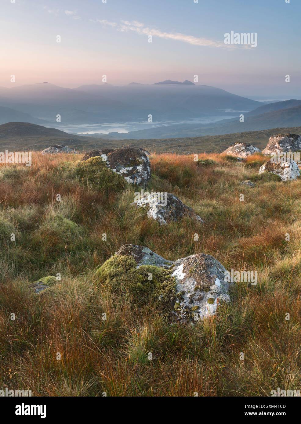 Atmospheric sunset and sunrise mountain images in North Argyll ...