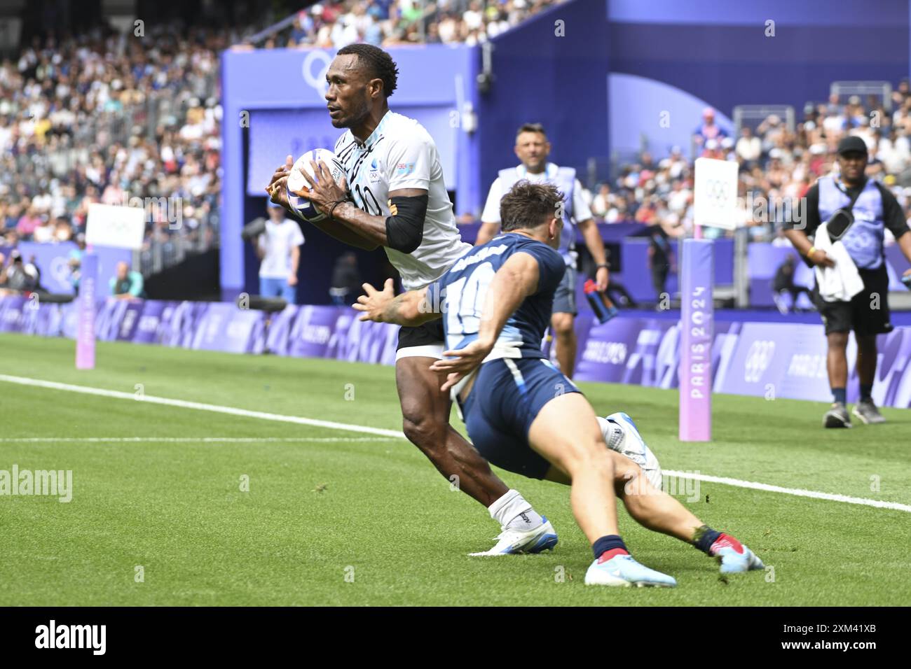 Lowane Teba (Fiji), Rugby Sevens, Men's Pool C between Fiji and France ...