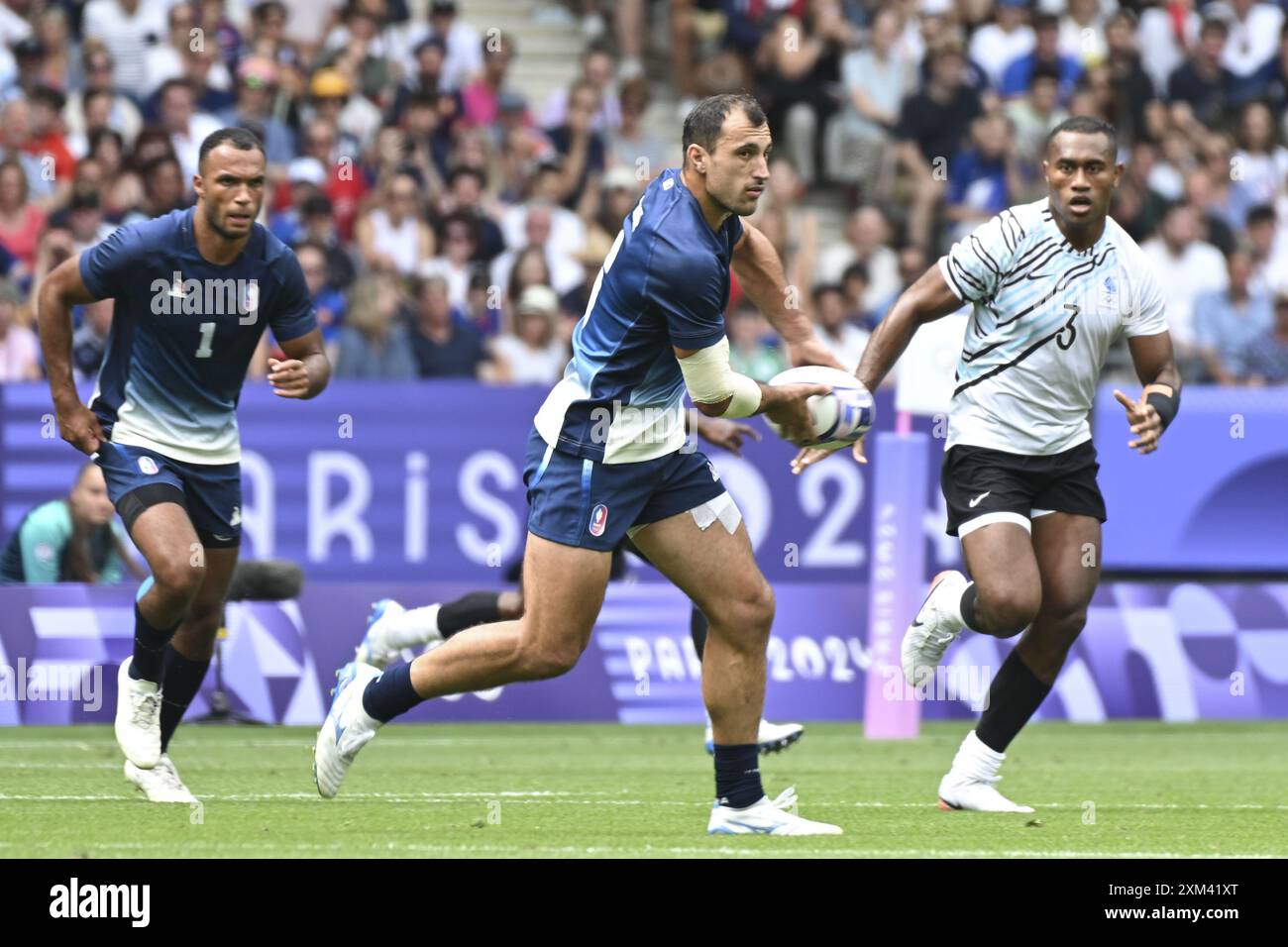 Paulin Riva (France), Rugby Sevens, Men's Pool C between Fiji and ...