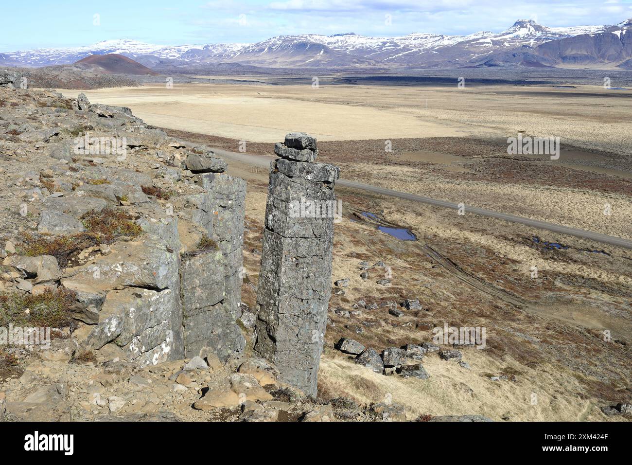 Granite cliffs of Iceland Stock Photo - Alamy