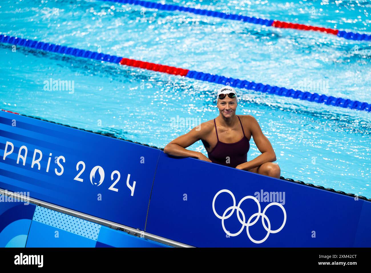 Paris, France. 25th July, 2024. Swimmer Barbora Seemanova of Czech ...