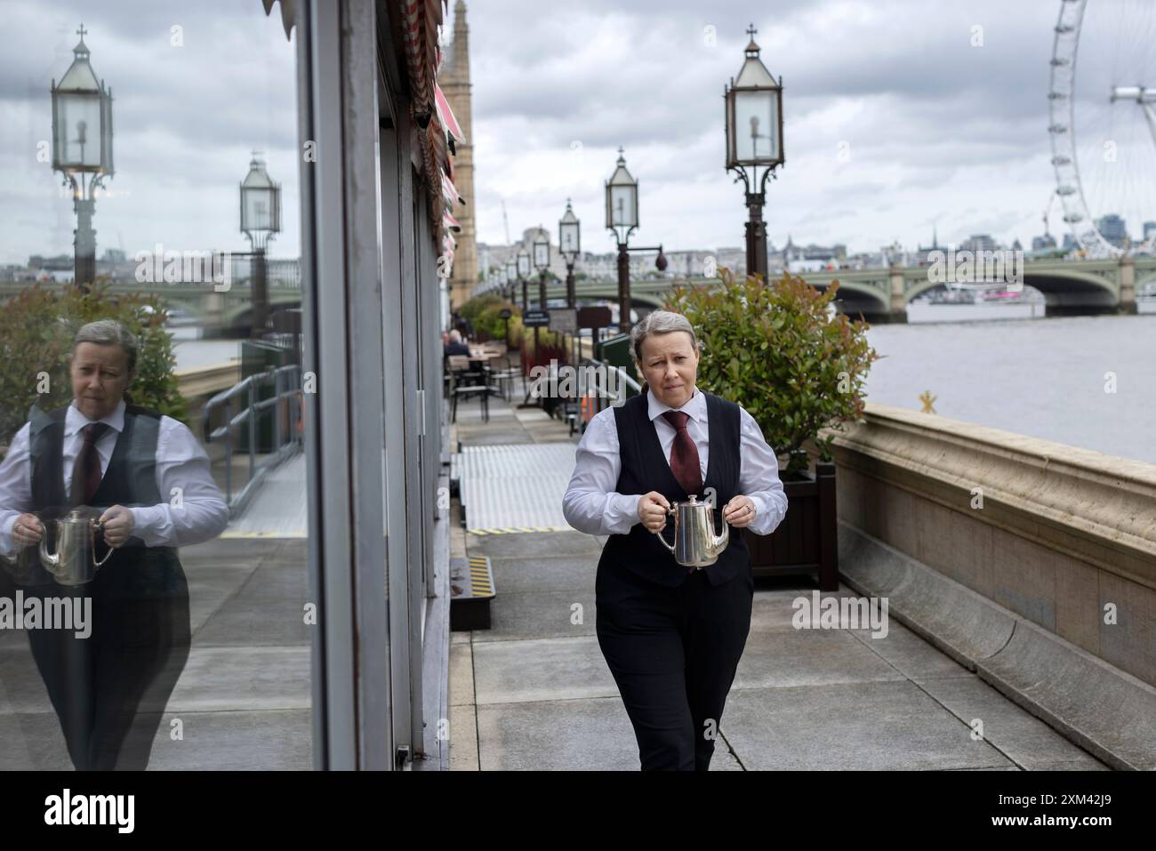 Silver Service being delivered to one of the function rooms along from ...
