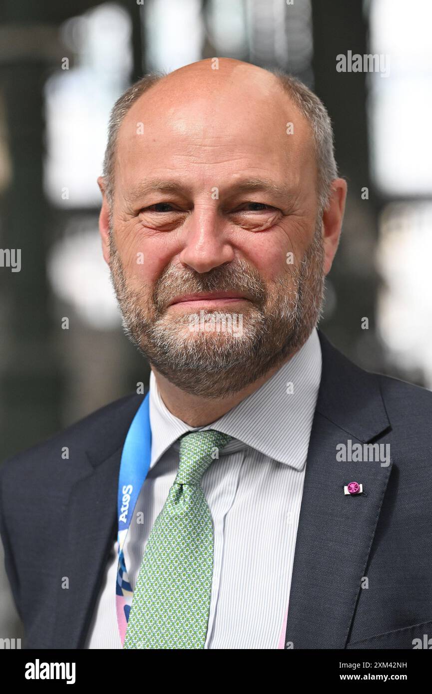 Paris, France. 25th July, 2024. Belgian ambassador in Paris Jo Indekeu ...