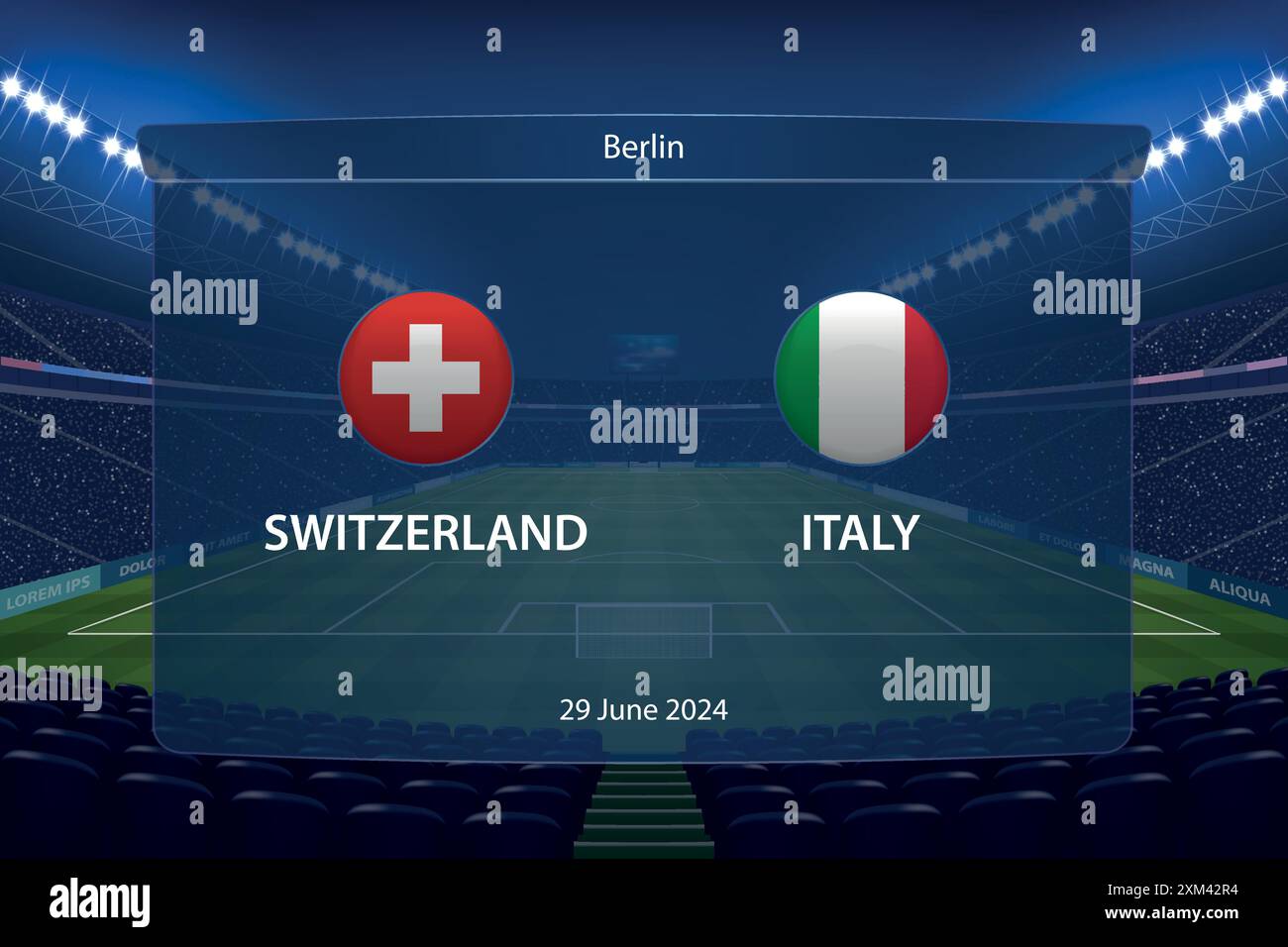 Switzerland vs Italy. Europe football tournament 2024, Soccer ...