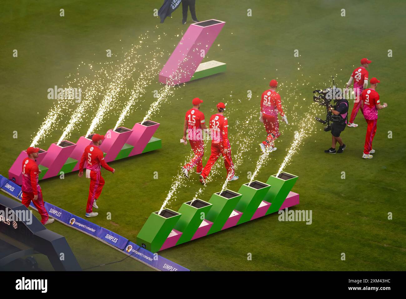Old Trafford, Machester UK. Thursday 25th July, 2024. The Hundred ...