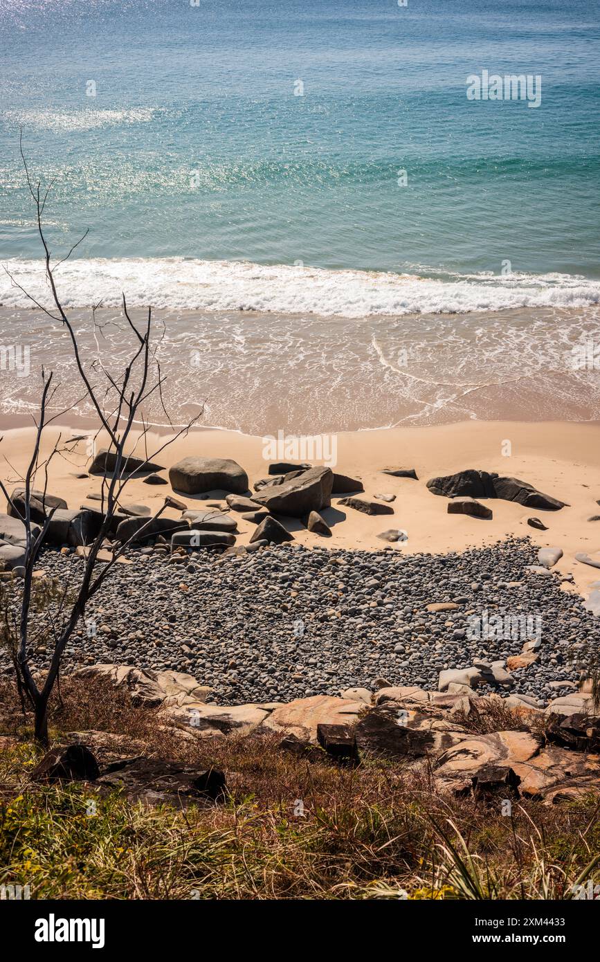 Deserted Tea Tree Bay Beach in Noosa National Park, Queensland ...