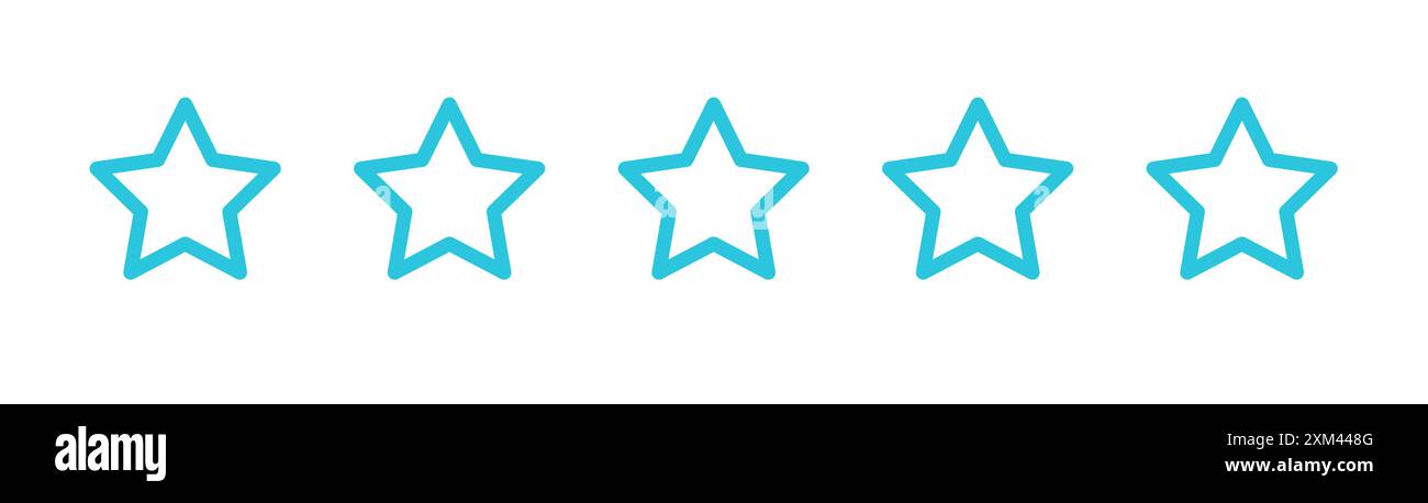 Five golden stars on Stock Vector Images - Alamy