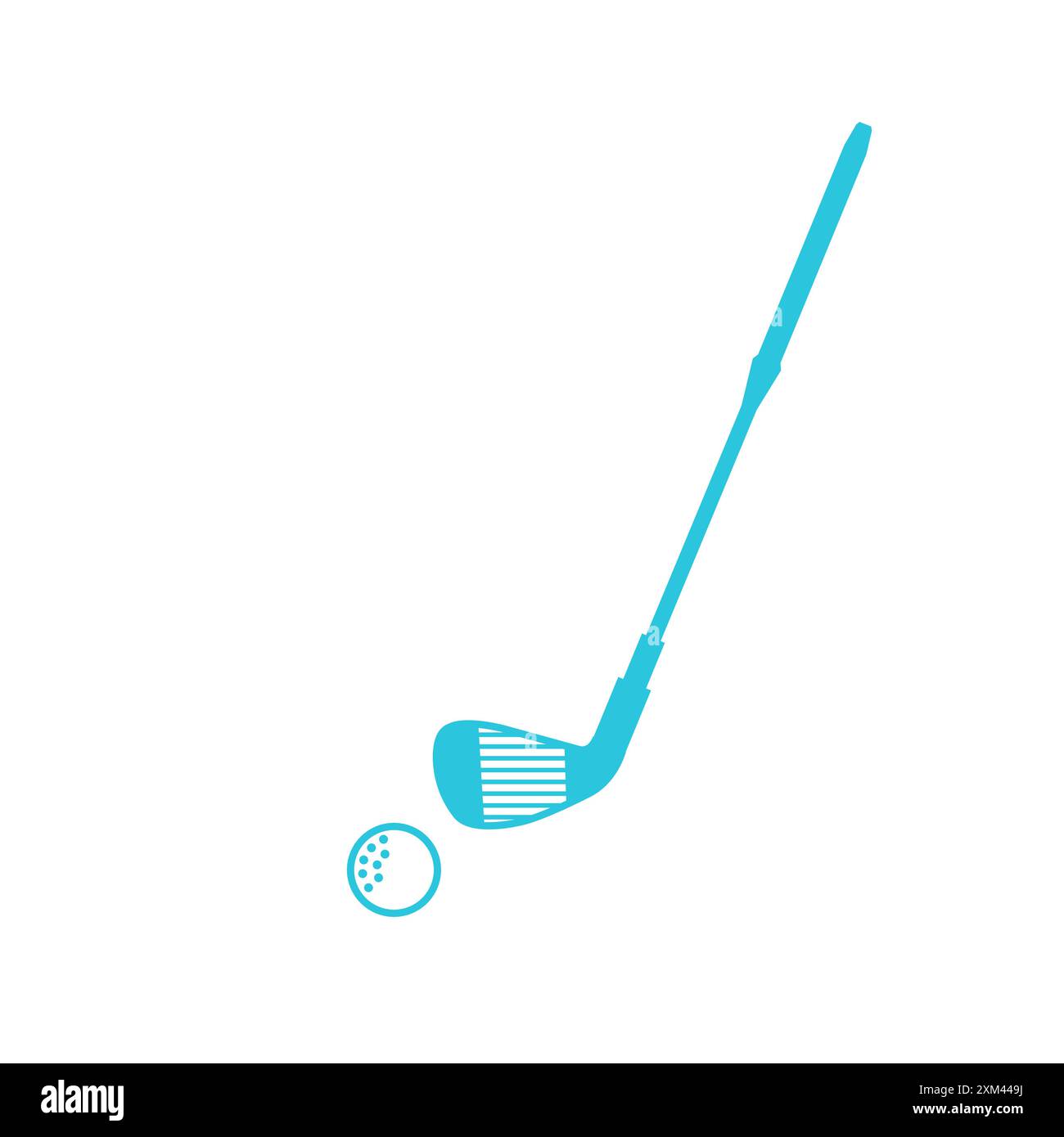 Golf ball on tee white background Stock Vector Images - Alamy