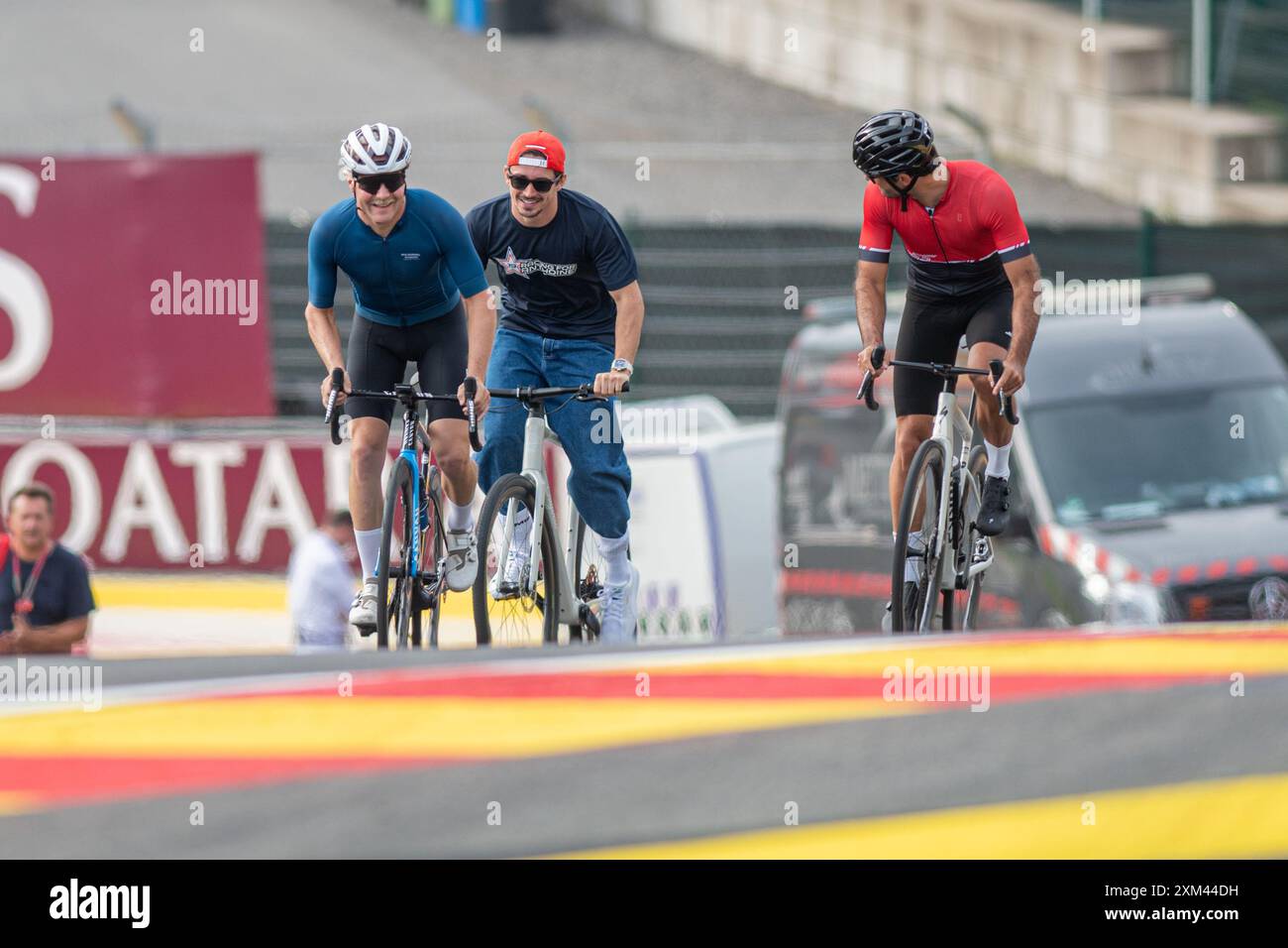 Spa, Belgium. 25th July, 2024. Scuderia Ferrari Monegasque rider Charles Leclerc, Alfa Romeo F1 ...
