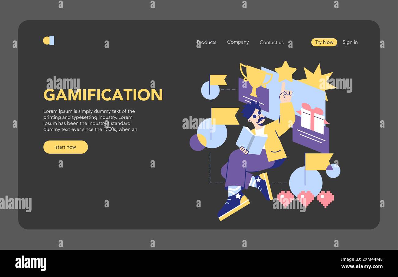 Online Education concept. Interactive learning platform integrating ...