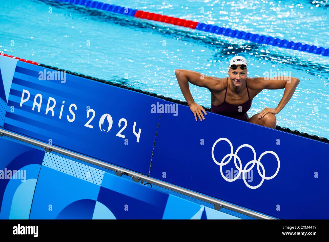 Paris, France. 25th July, 2024. Swimmer Barbora Seemanova of Czech ...
