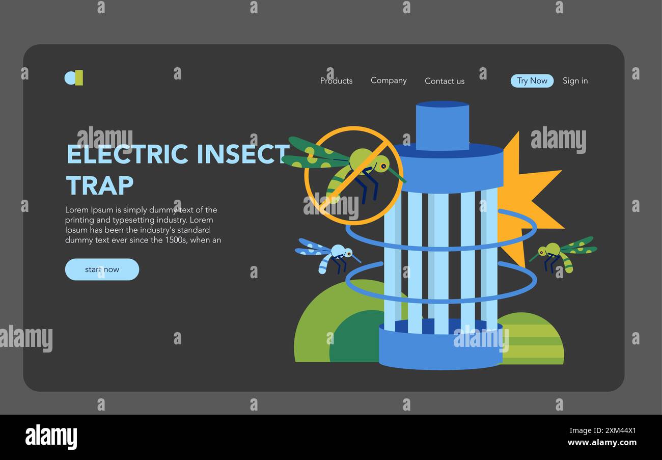 Electric light bugs Stock Vector Images - Alamy