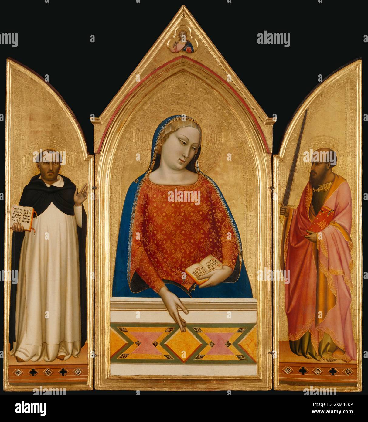 The Virgin Mary With Saints Thomas Aquinas And Paul Hi Res Stock