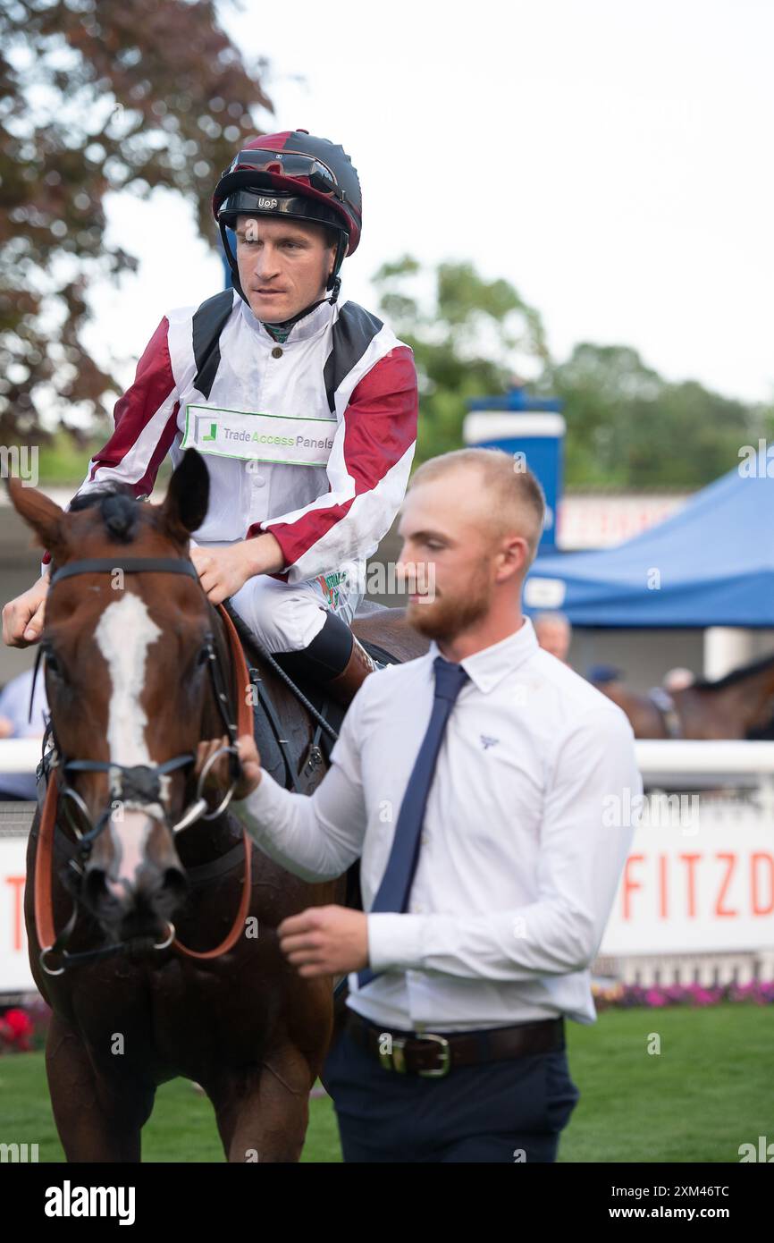 Windsor, Berkshire, UK. 22nd July, 2024. Horse Bona Fortuna ridden by ...