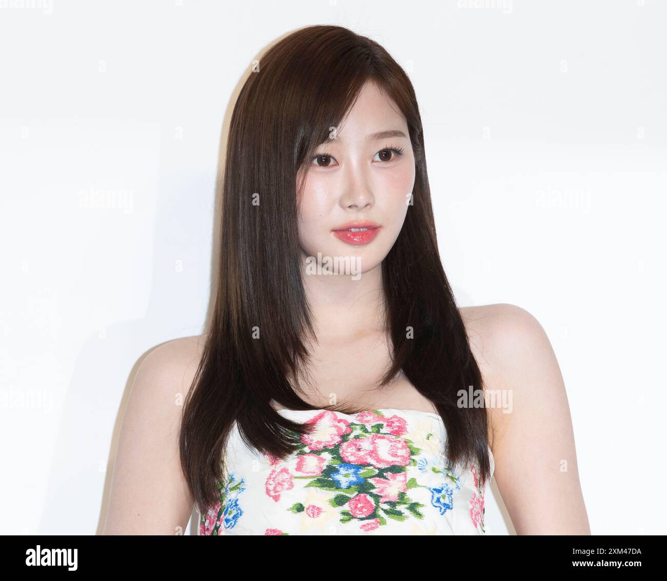 Seoul, South Korea. 25th July, 2024. Japanese singer Jiselle, member of ...