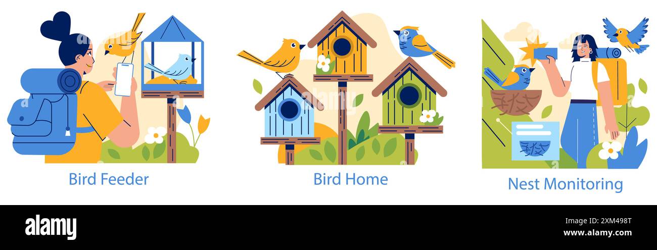 Birds chart identification bird Stock Vector Images - Alamy