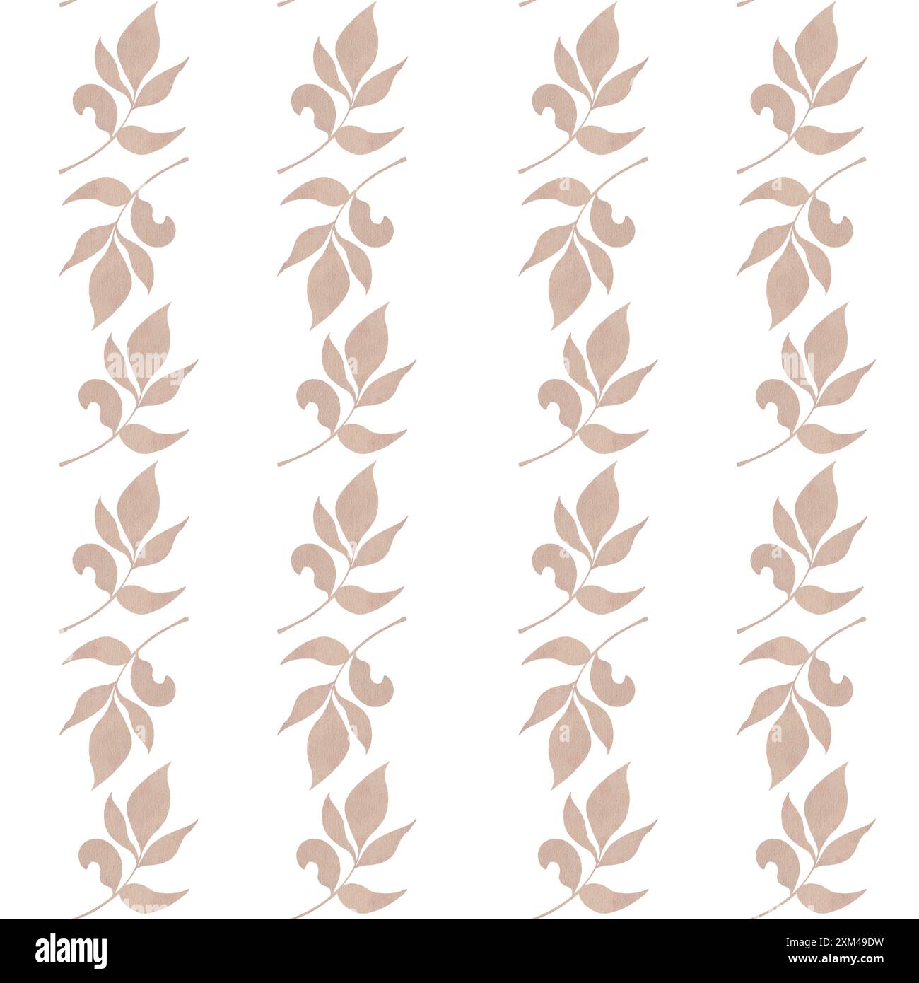 Seamless background floral leaves Cut Out Stock Images & Pictures - Alamy
