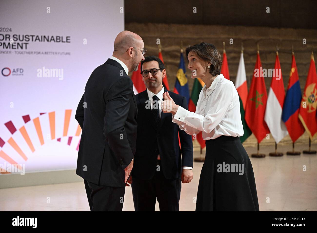 Paris, France. 25th July, 2024. France's Minister for Foreign and ...