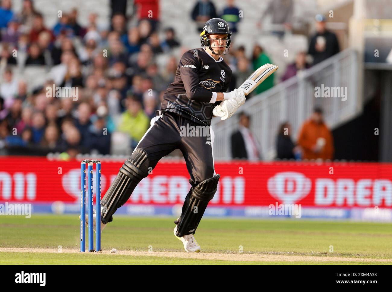 Manchester Originals' Scott Currie batting during The Hundred men's ...