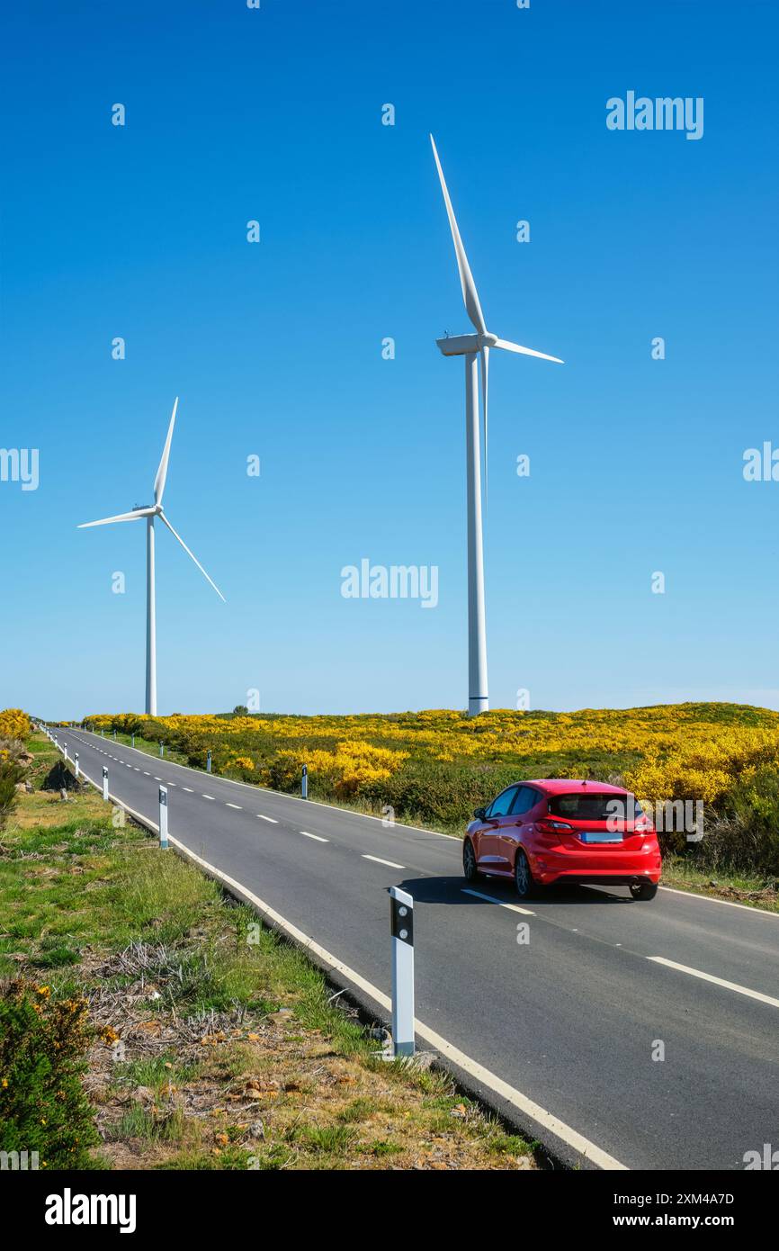 Wind turbines farm madeira hi-res stock photography and images - Alamy