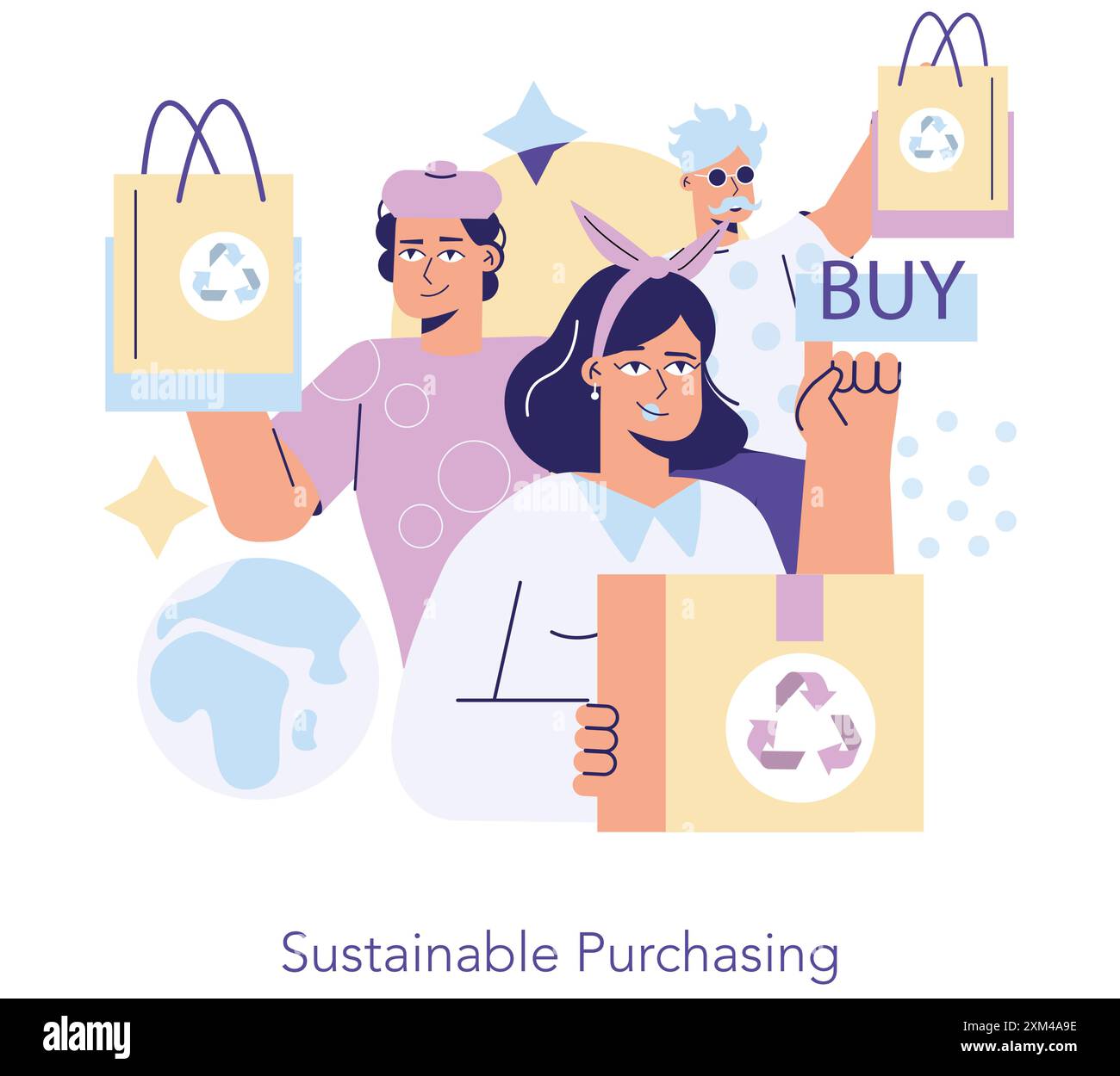 Conscious consumerism Stock Vector Images - Alamy
